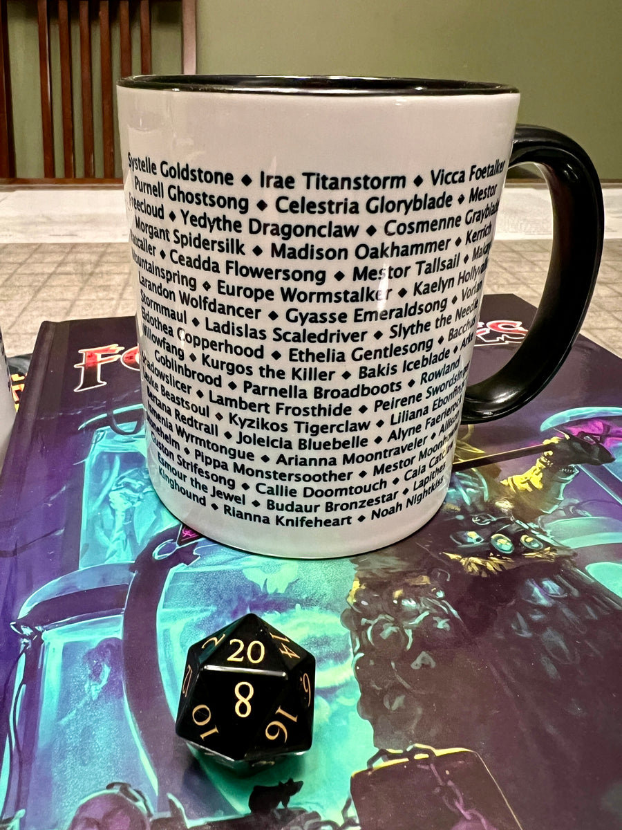 Mug of Random Names – Sly Flourish's Bookstore