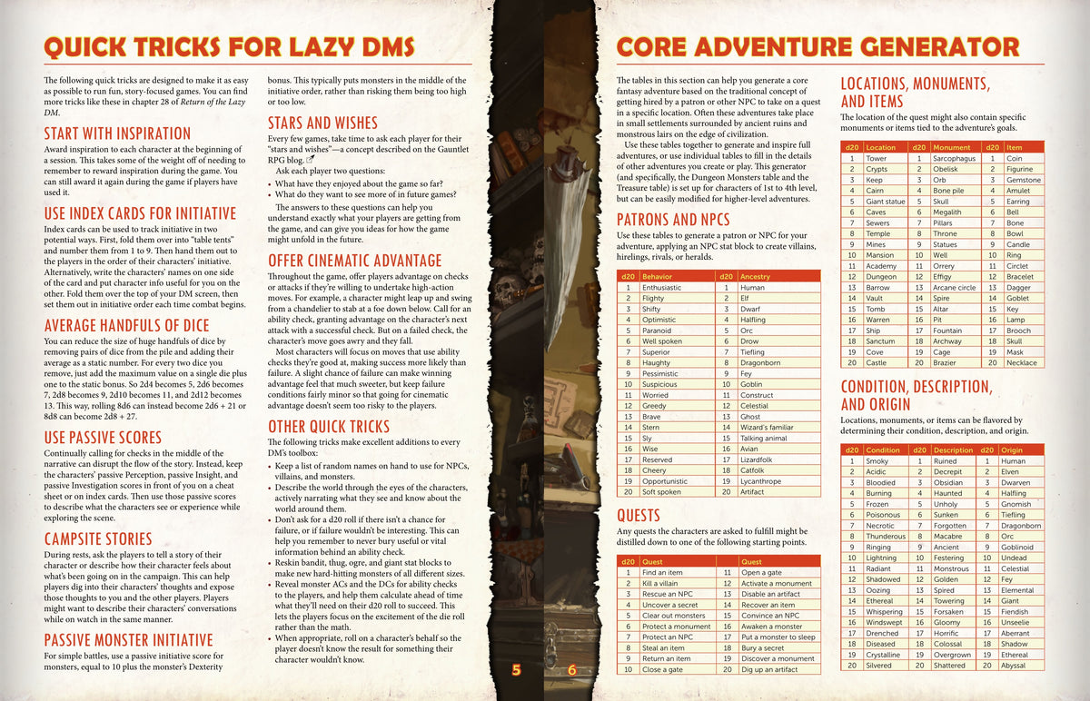 The Lazy DM's Companion – Sly Flourish's Bookstore